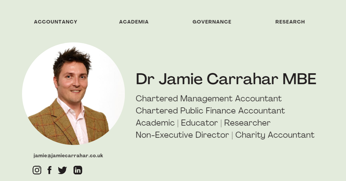 Dr Jamie Carrahar MBE